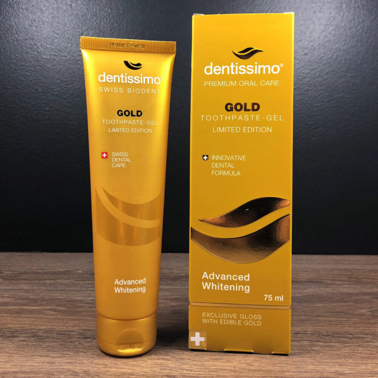 Dentissimo GOLD Extra Whitening 75ML hambapasta - Hammas32