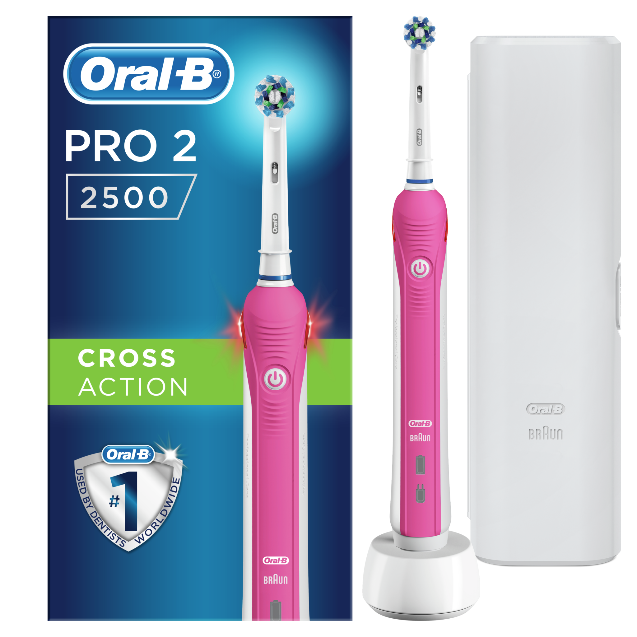 Oral-B PRO2 2500 Pink elektriline hambahari - Hammas32